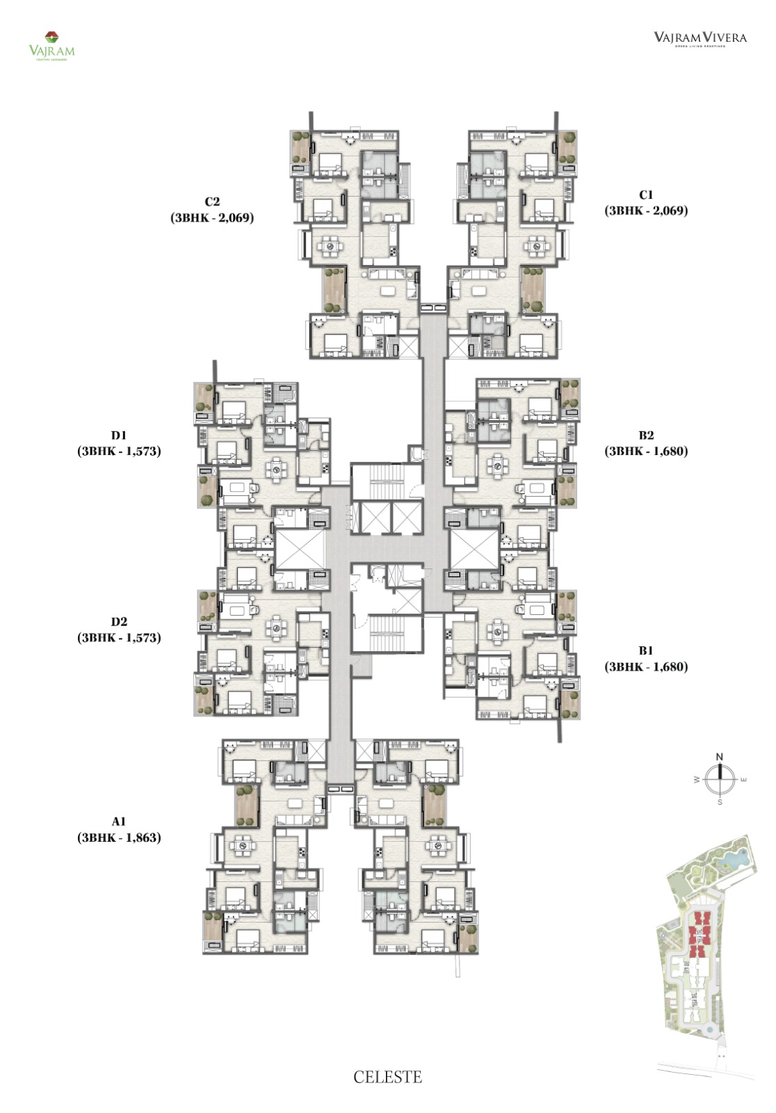 Vajram Vivera | Luxury 3 & 4 BHK Apartments | Kogilu Main Road, Bangalore